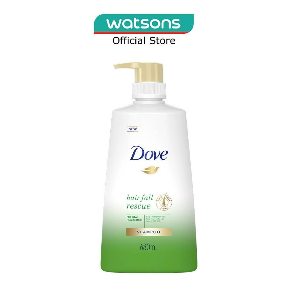 DOVE Hair Fall Rescue Shampoo 680ml (For weak, fragile hair) | Shopee ...