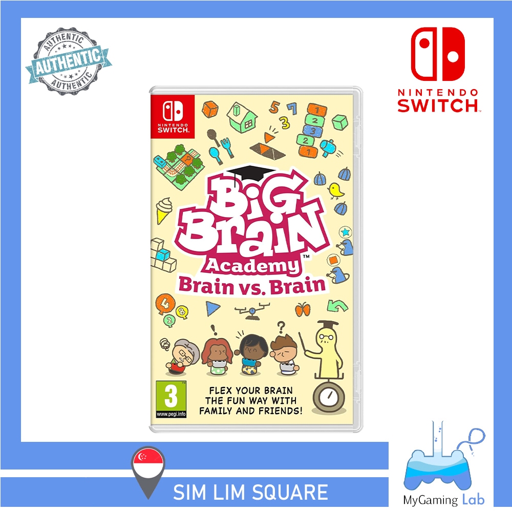 [SG] Nintendo Switch Game Big Brain Academy: Brain vs Brain | Shopee ...