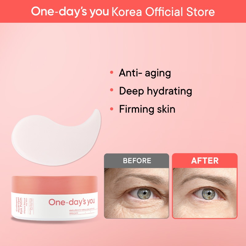 [ONE DAY'S YOU] Real Collagen Hydrogel Eye Patch Mask (60 Patches ...