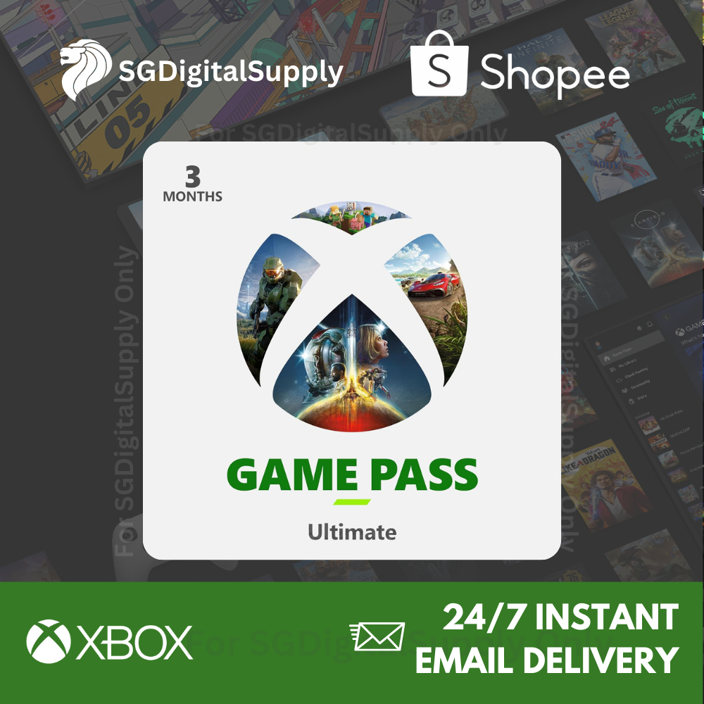 [SG] Microsoft Xbox Game Pass Ultimate | 1/3 Months | Official ...