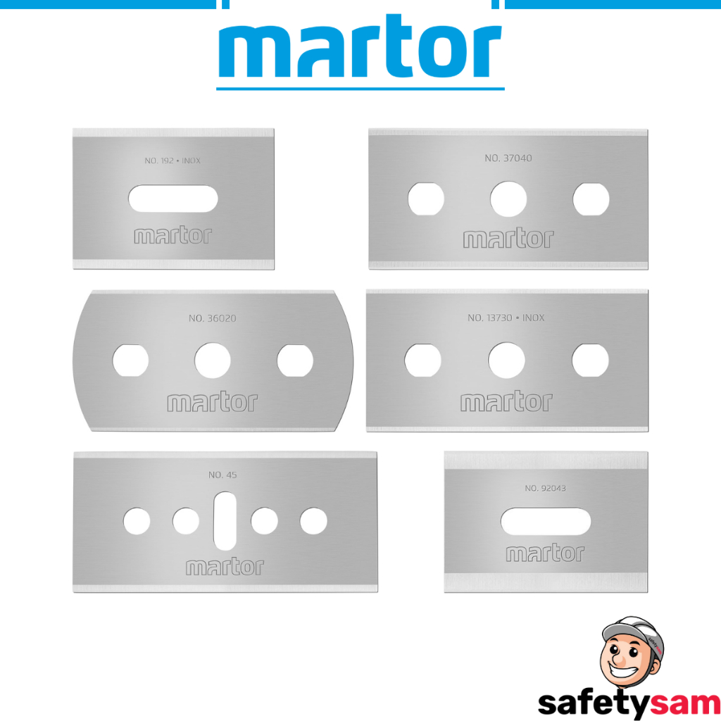 Martor Industrial Blade Steel Replacement Blade 4-Cutting Edge | Shopee ...