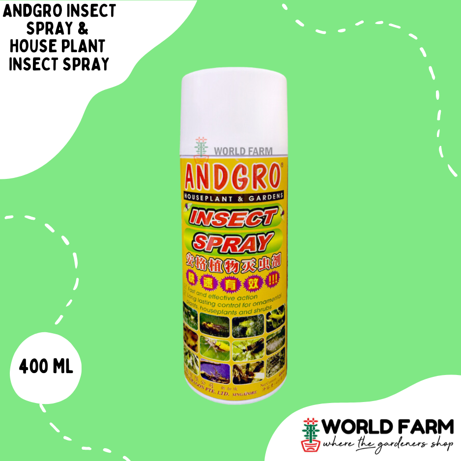 ANDGRO Insect Spray, (Insecticide / Pesticide), Aerosol Spray (400ml ...