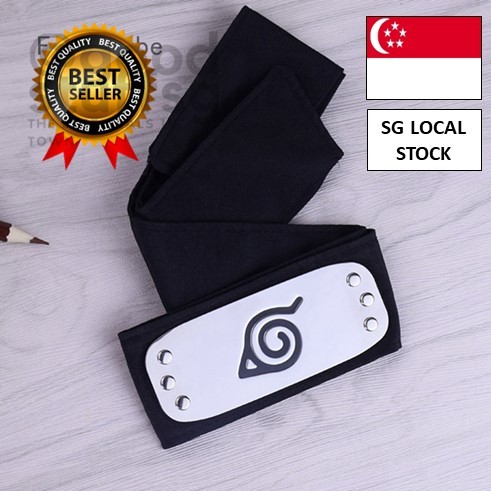 [SG FREE 🚚] Anime Naruto Kakashi Sasuke Hidden Leaf Village Headband ...
