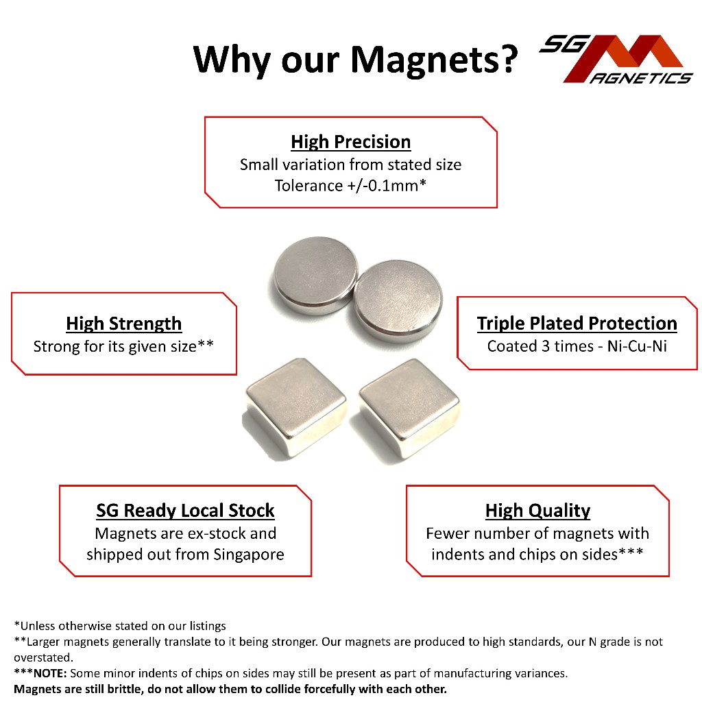 Neodymium Magnets - Round Magnets Science Circular Disc 3mm 5mm 10mm ...
