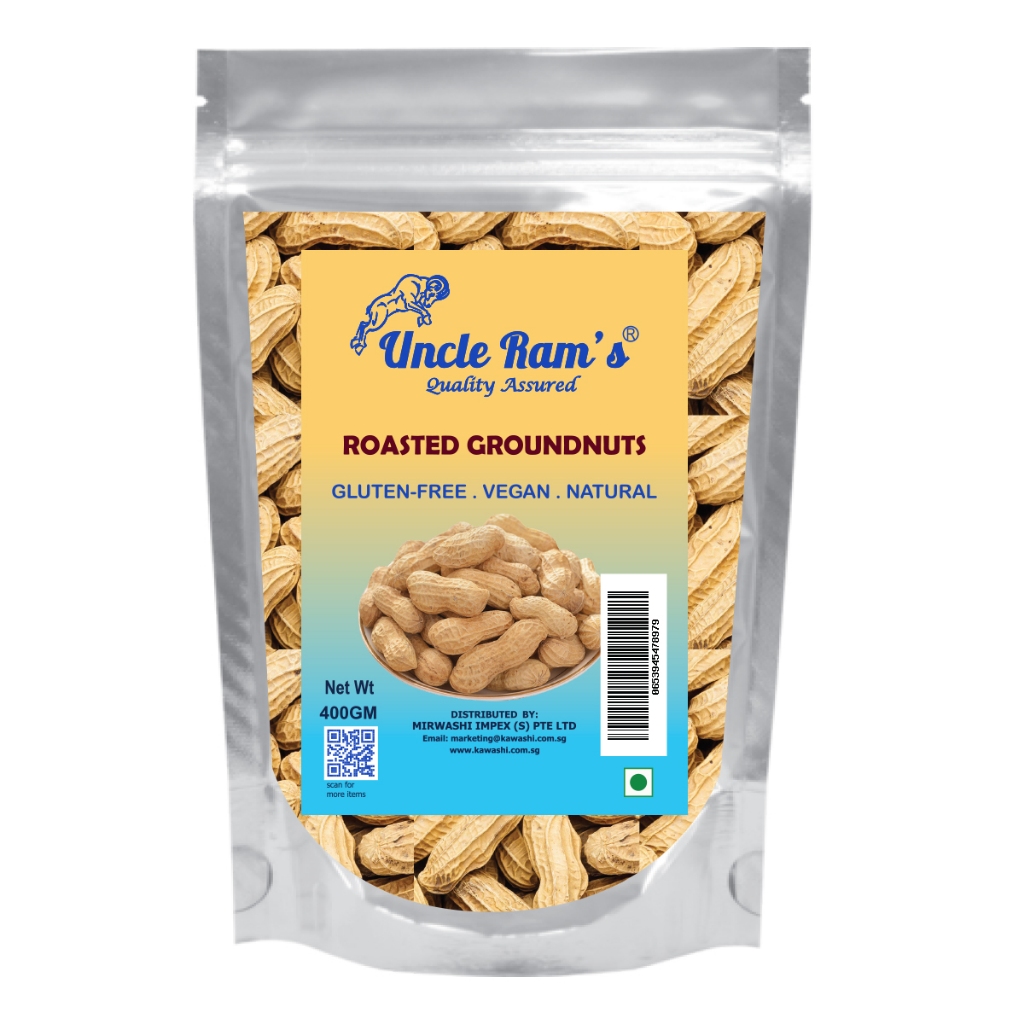 Uncle Ram's Roasted Groundnuts (400g/200g/100g) | Shopee Singapore