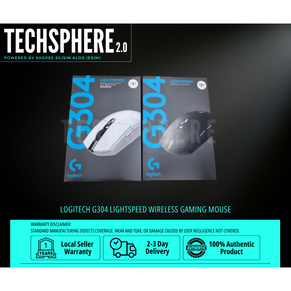 (LOWEST PRICE) Logitech G304 Lightspeed Wireless Gaming Mouse | Shopee ...
