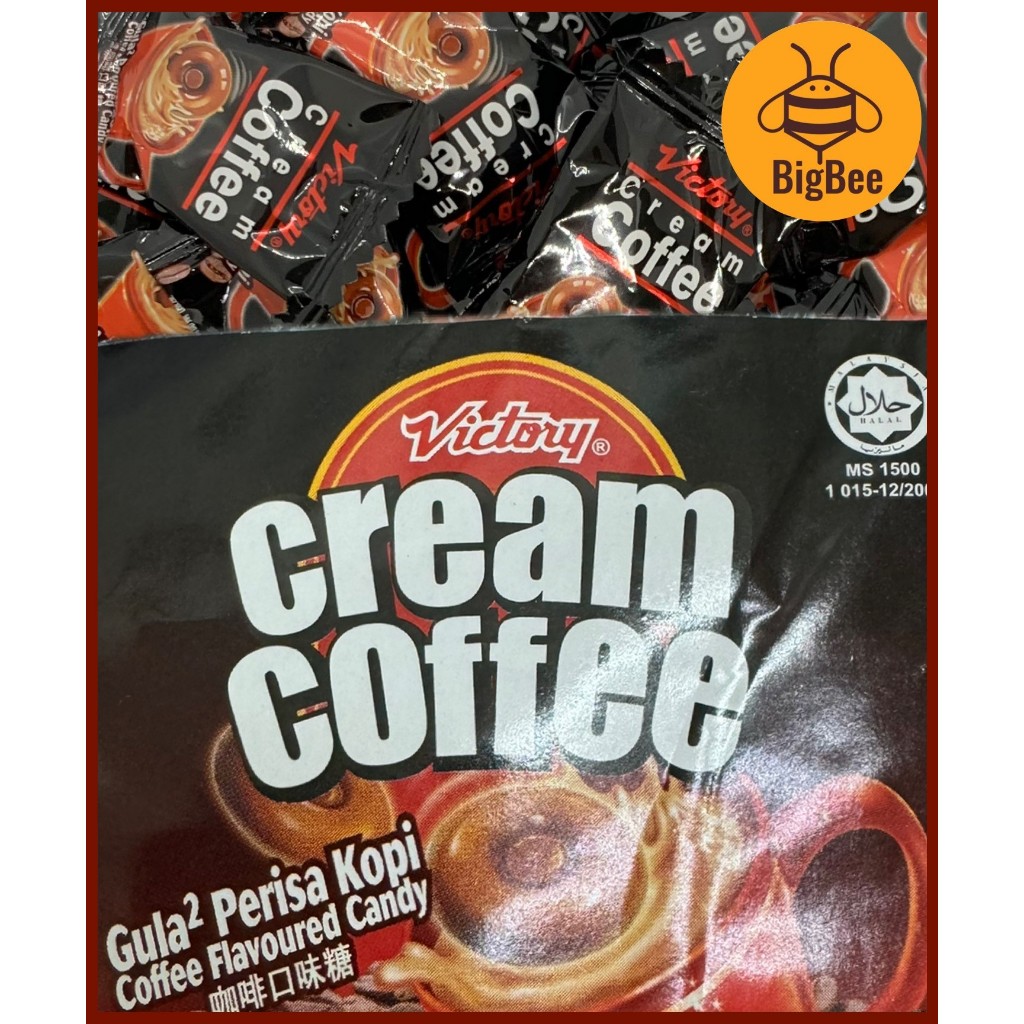 [500g/pkt] Victory Cream Coffee Candy - 500g / pkt Gula Gula Perisa ...