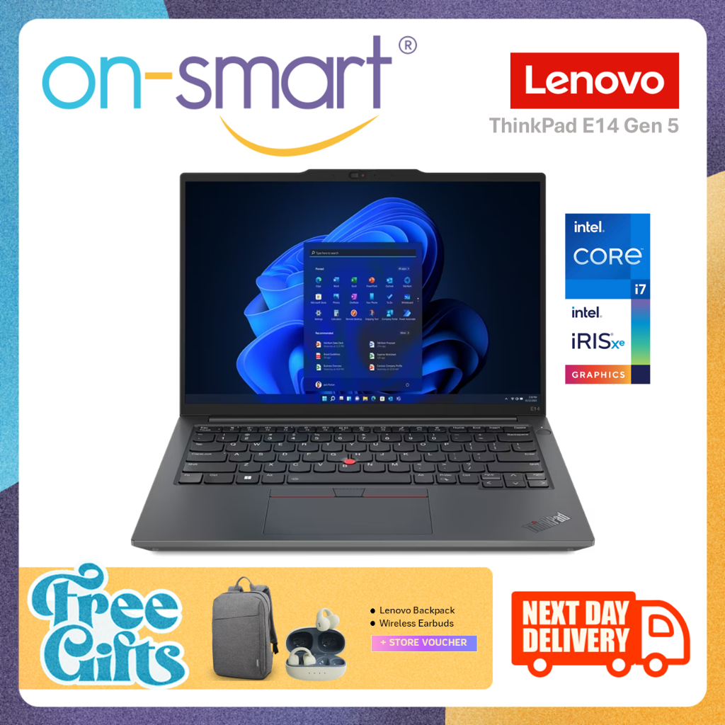 Lenovo ThinkPad E14 Gen 5 | Intel Core i7-1355U | 8GB RAM 512GB SSD ...