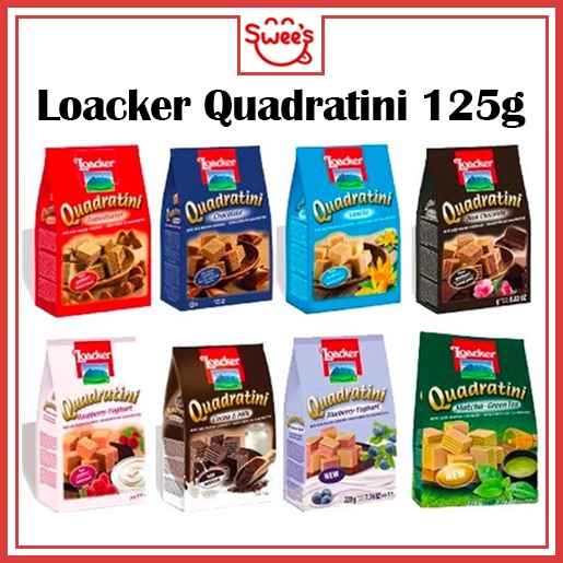 Loacker Quadratini 125g - Bite Size Wafer Cookies | Shopee Singapore