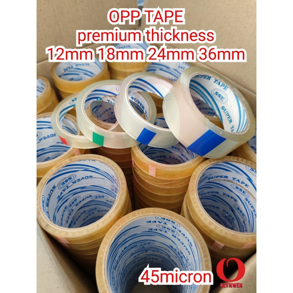 OPP Tape Clear/Brown [𝘾𝘼𝙍𝙏𝙊𝙉] FRAGILE tape HEAVY DUTY Industrial ...