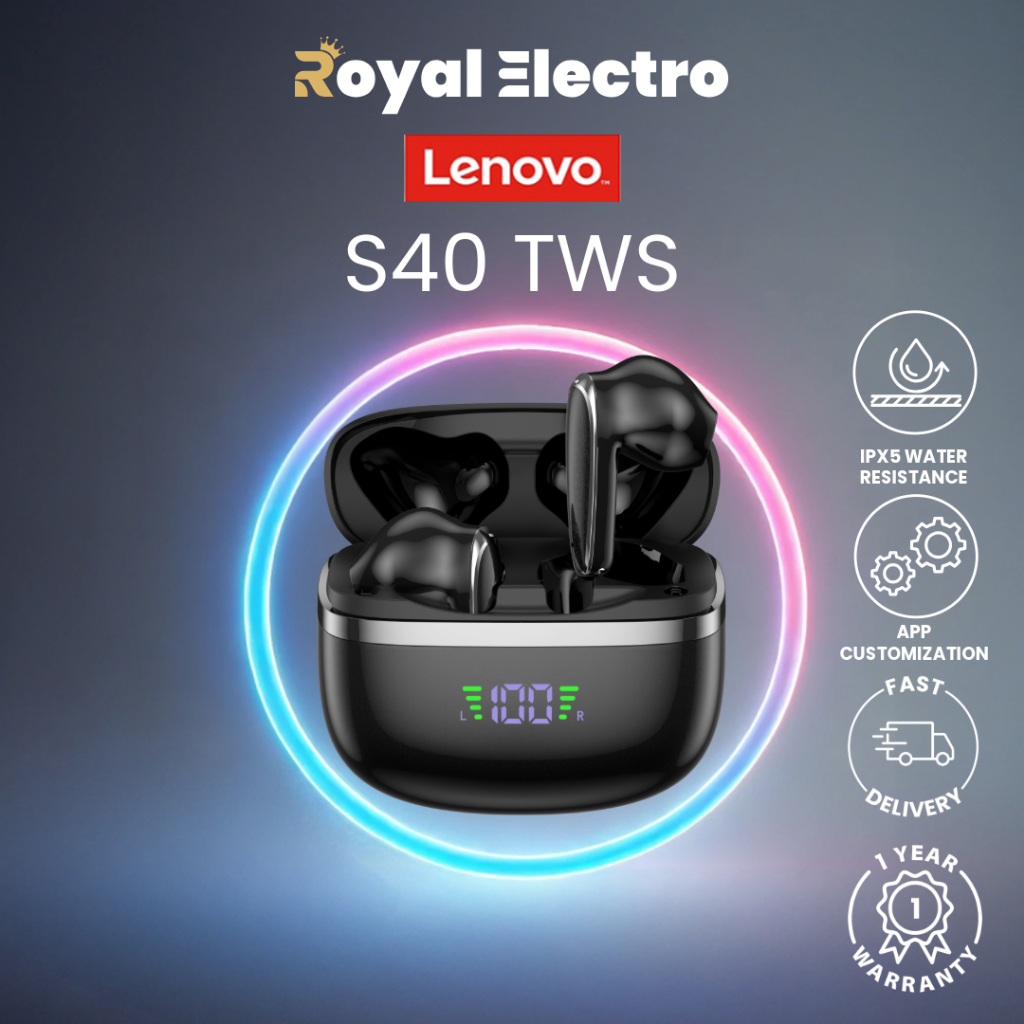 Lenovo Smart Audio S40 Bluetooth True wireless Earbud Call Noise ...