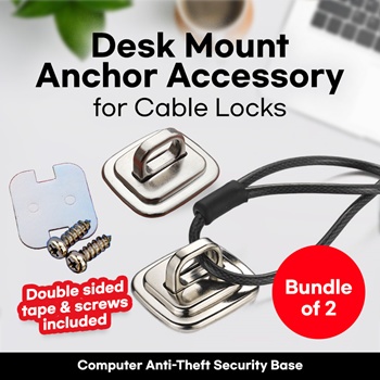 🔥Desk Mount Anchor Accessory for Cable Locks🔥 Computer Anti-Theft ...