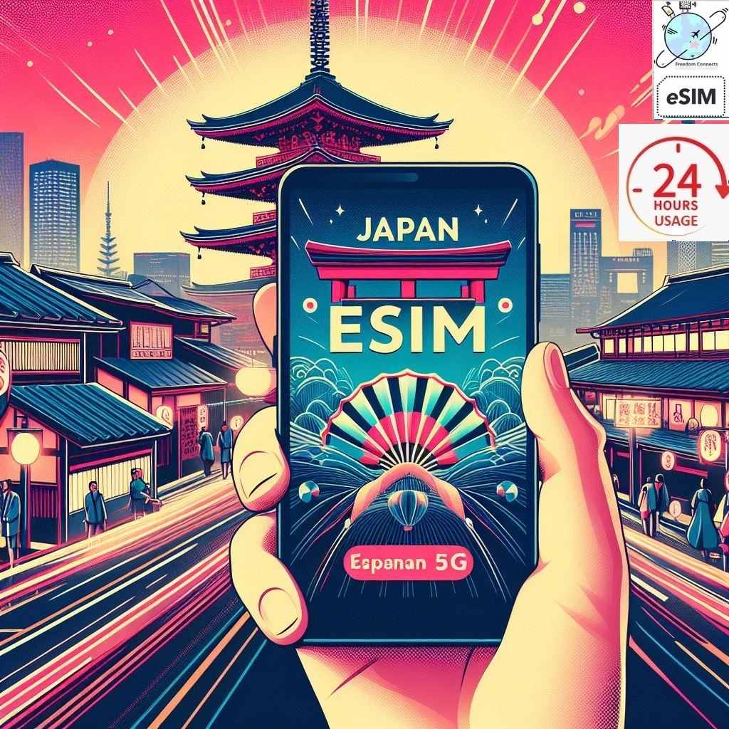 JAPAN eSIM 4G/5G High Speed Unlimited 24HRS USAGE* (3 - 30DAYS) 1GB/5GB/10GB/20GB *CAN TT ...