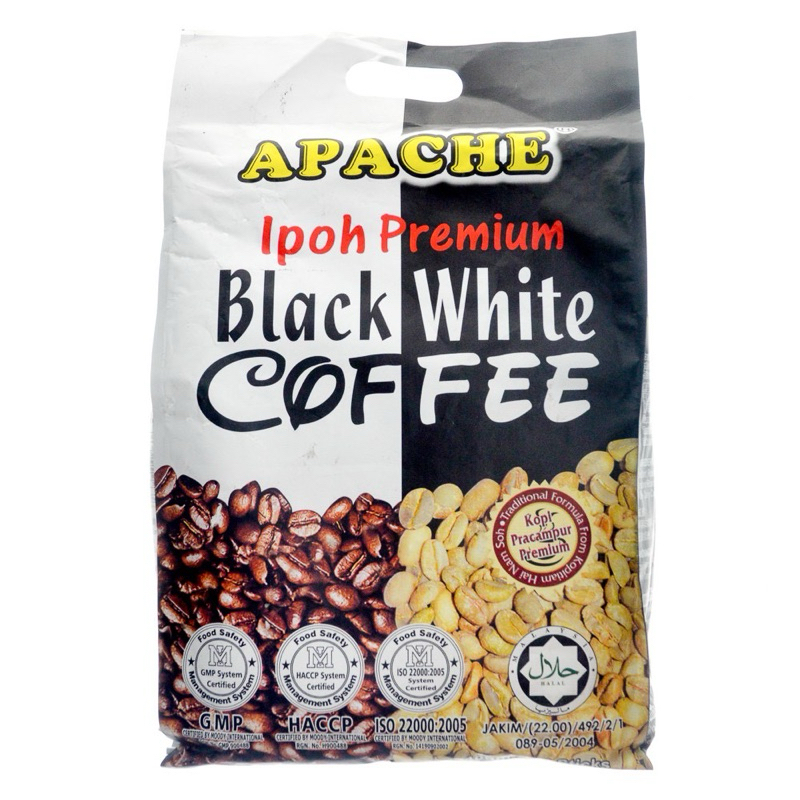 Apache Ipoh Low Sugar Black White Coffee (15s) | Shopee Singapore