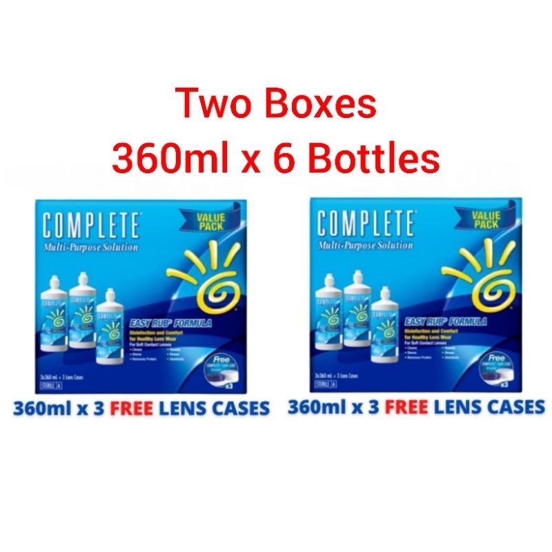 [Exp Oct2027] Complete Multi Purposes (360ml X 6Bottles) | Shopee Singapore
