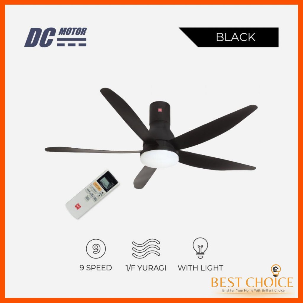 KDK U60FW 5Blade 60Inch DC Motor Ceiling Fan With LED | Shopee Singapore