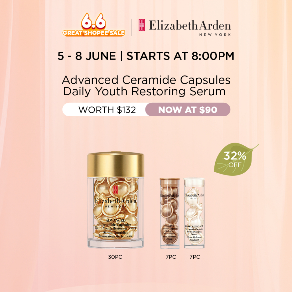 [6.6 Exclusive] Elizabeth Arden Advanced Ceramide Capsules Daily Youth ...