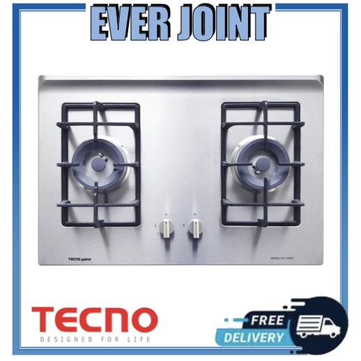 Tecno SR828SV [70cm] Stainless Steel Cooker Hob with Inferno Wok Burner ...