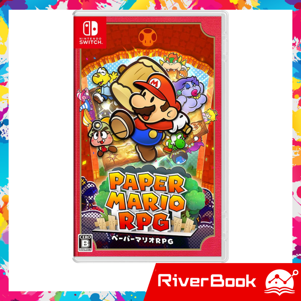 Paper Mario RPG Switch Mario, Luigi Yoshi Princess Peach Donkey Kong ...
