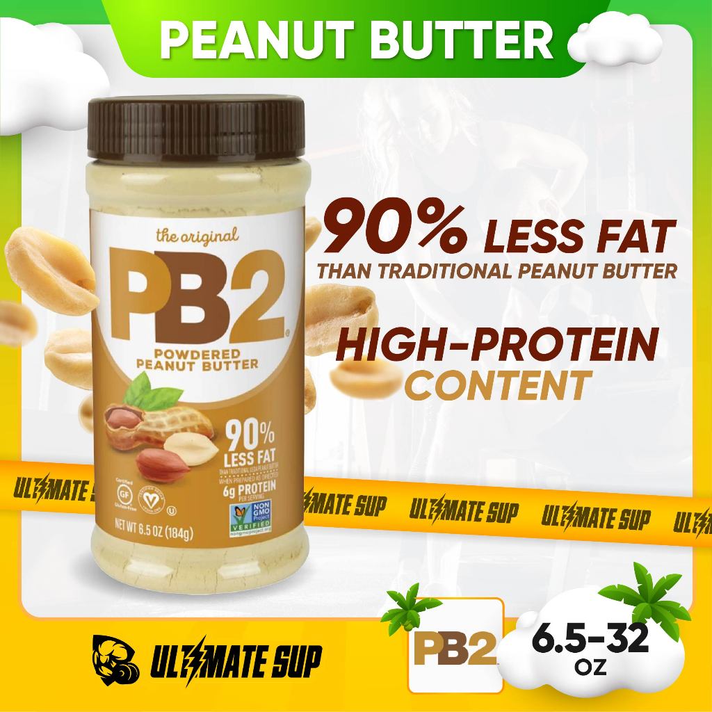 PB2 Foods, The Original PB2, Powdered Peanut Butter, Original, 6.5 oz ...