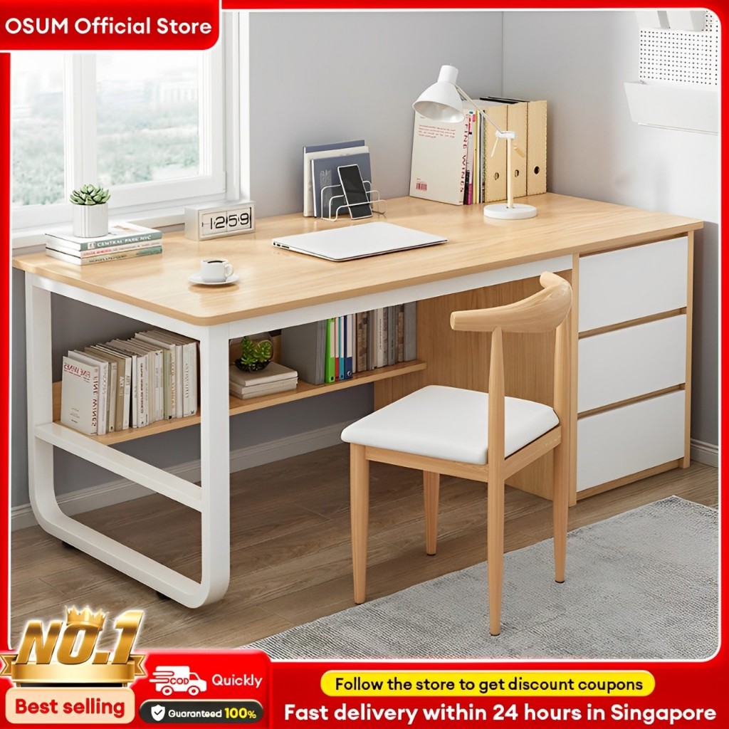Home Office Table Study Writing Table With Drawers Computer Desk Room ...