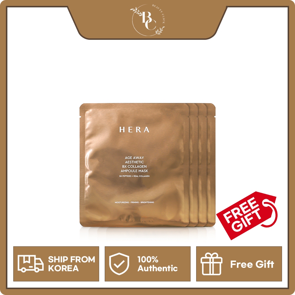 [Hera] HERA Age Away Collagen Mask 33g (4 sheets) | Shopee Singapore