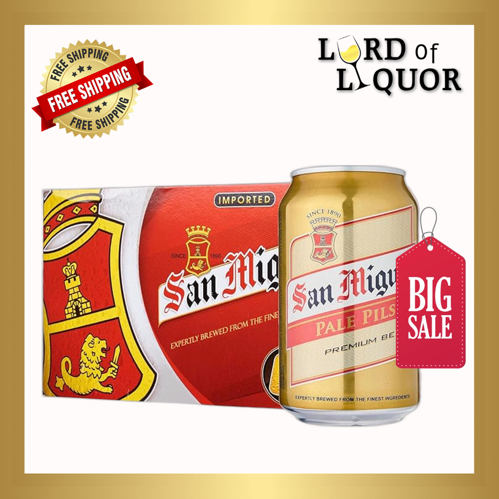 San Miguel Pale Pilsen Can 24 x 330ml | ABV 5% | Shopee Singapore
