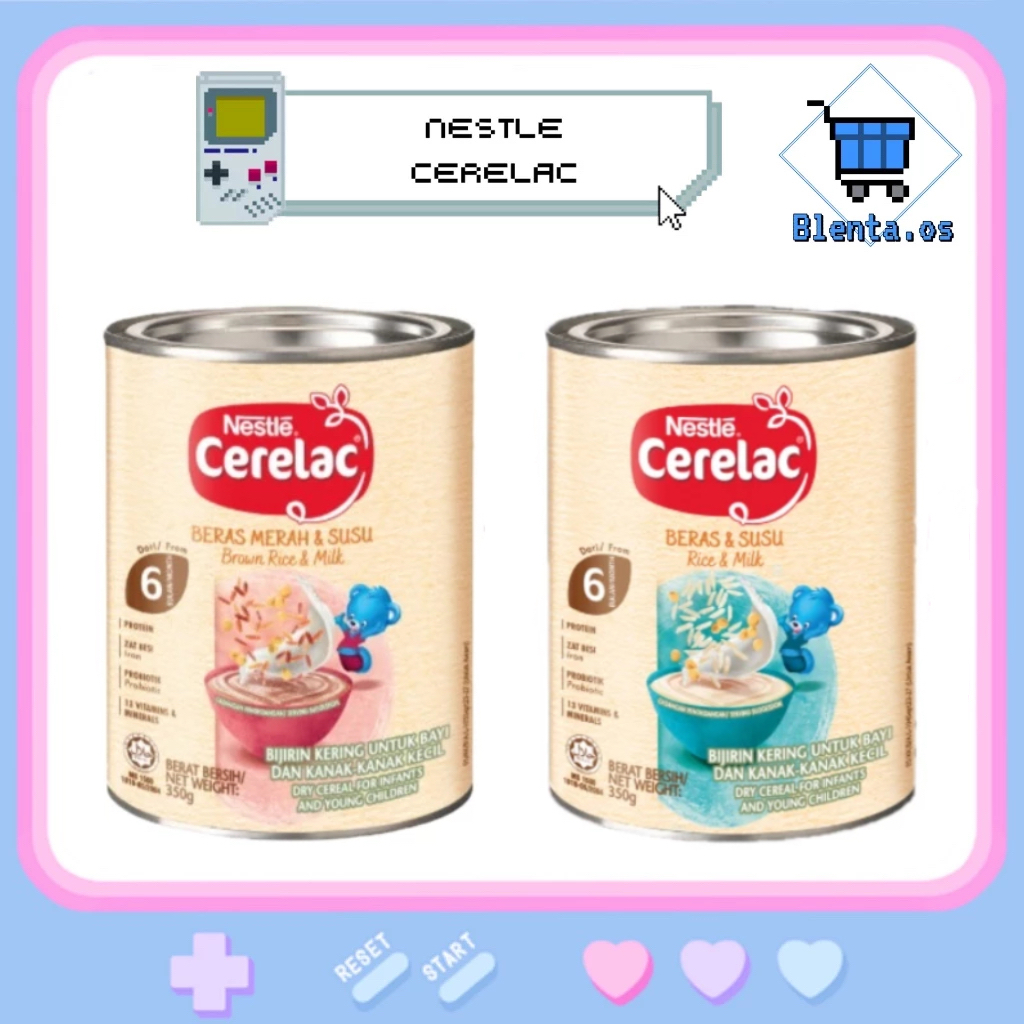 Nestle Cerelac Rice & Milk/Brown Rice & Milk/Rice & Soya 350g🔥SG READY ...