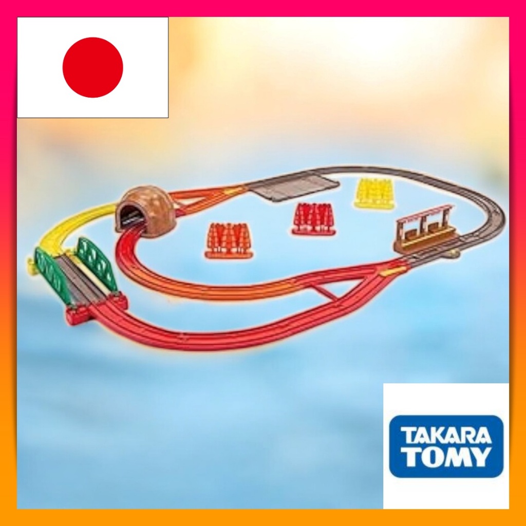 Takaratomy Plarail Scenic Color Rail Kit - Autumn Leaves and Train ...