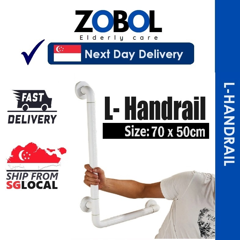 safety L-shape handrail Bathroom Safety Grab Bars anti Slip Grab Bar ...