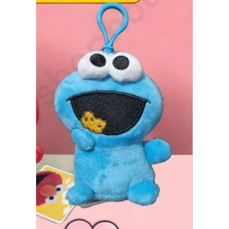 Sesame Street Elmo and Cookie monster Ernie Bert Keychain Plush 12cm ...