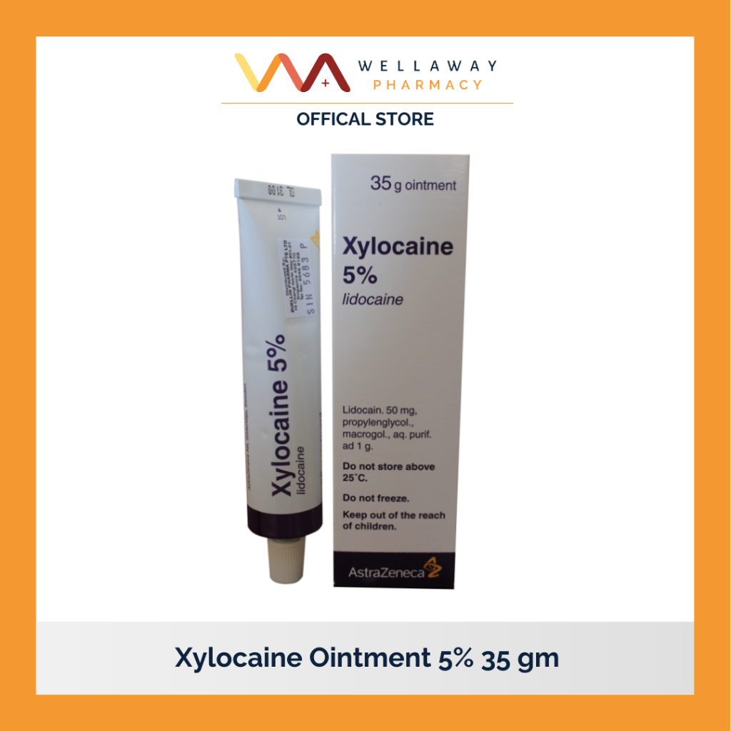 Xylocaine Ointment 5% 35 gm [Numbing lubricant] | Shopee Singapore