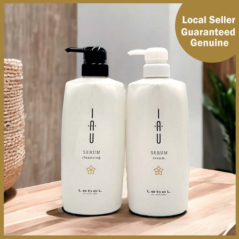 Lebel IAU Serum Cleansing Shampoo 600ml/1000ml Cream 600ml / 1000ml ...