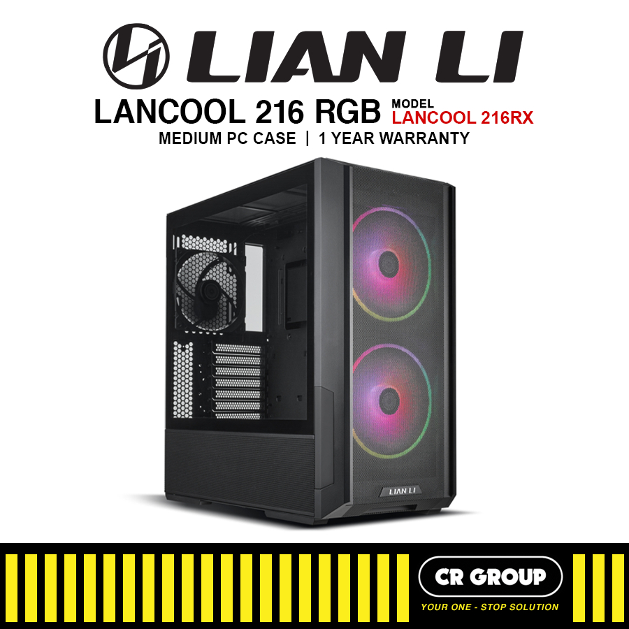 LIAN LI LANCOOL 216 RGB - Minimalist Design PC Case - Air Cooling ...