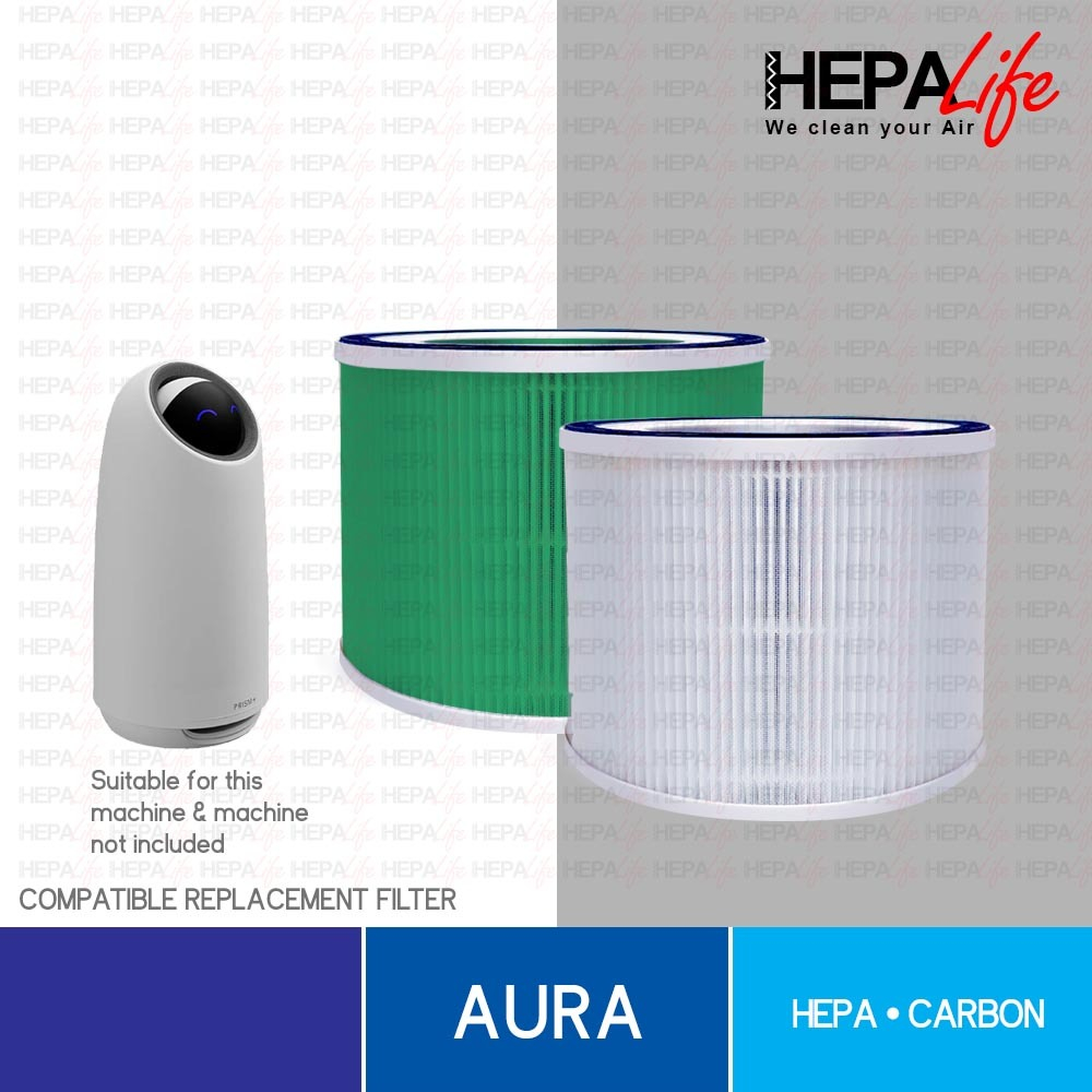 Aura Compatible Prism+ Hepa & Carbon Filter - Hepalife | Shopee Singapore