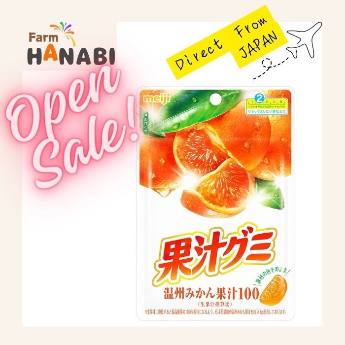 【Direct From JAPAN】Meiji 100% Fruit Juice Gummi 【Direct From JAPAN】 | Shopee Singapore