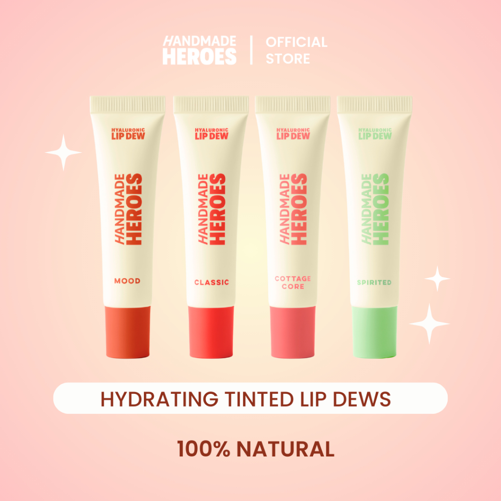 Hyaluronic Acid Lip Dew - Ultra Hydrating Tinted Lip Balm with Hyaluronic Acid by Handmade ...