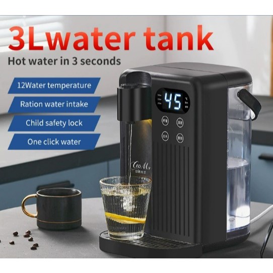 [SG Stock] 3L Instant Boil Water Dispenser Smart Instant Hot Water ...