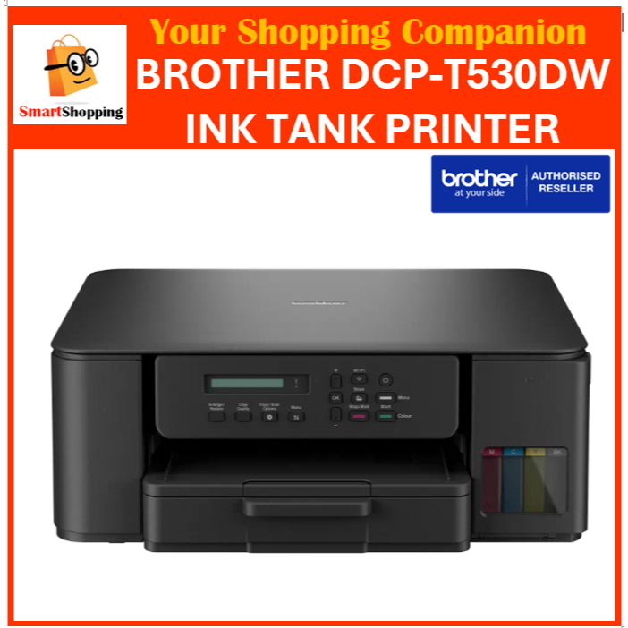 Brother DCP-T530DW T530DW T530 Wireless Ink Tank Printer Compact sized ...