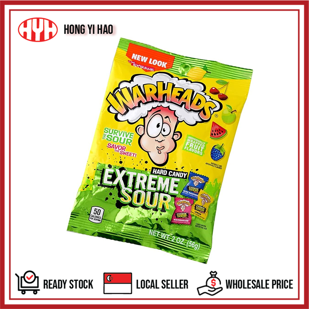Warheads Extreme Sour Hard Candy (56g) | Shopee Singapore