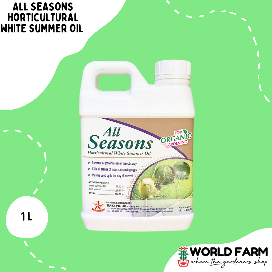All Seasons Horticultural White Summer Oil Garden Insecticide ...