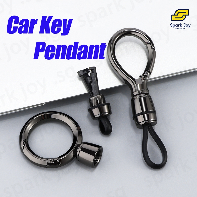 【SG】Anti Loss 360° rotating car universal keychain pendant Key chain ...