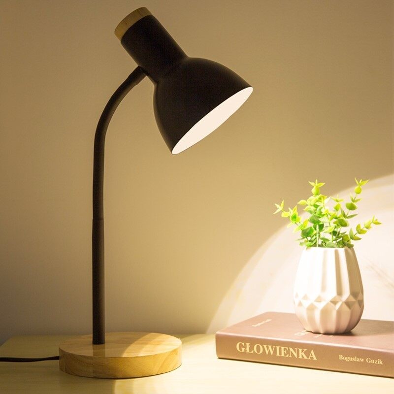 Black / White Desk Lamp Study Lamp Study Light Table Lamp Lampu Study ...