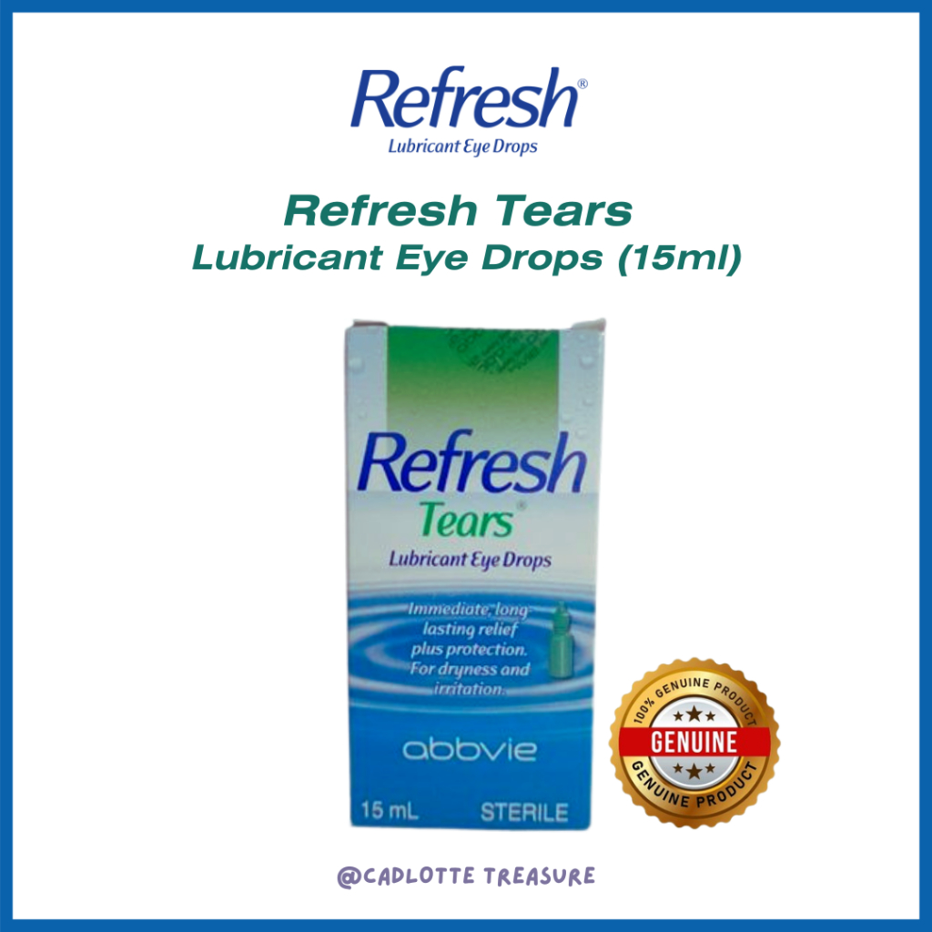Refresh Tears Lubricant Eye Drops 15ml By Abbvie (Allergan, Inc.) Exp ...