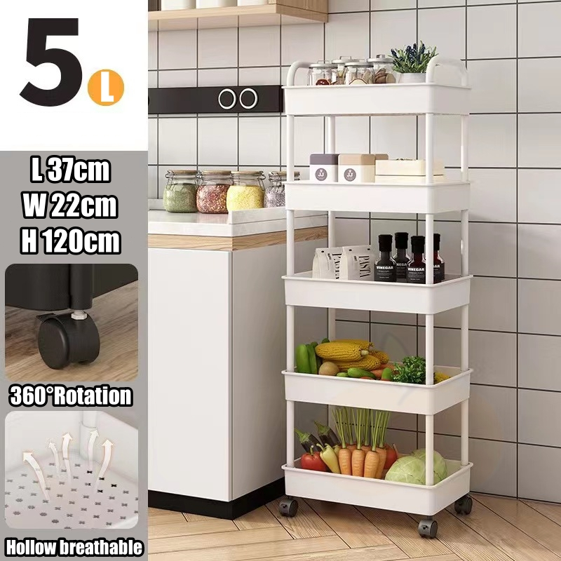🚛SG Stock 🚛Kitchen Shelves Removable Storage Shelves Multifunctional ...