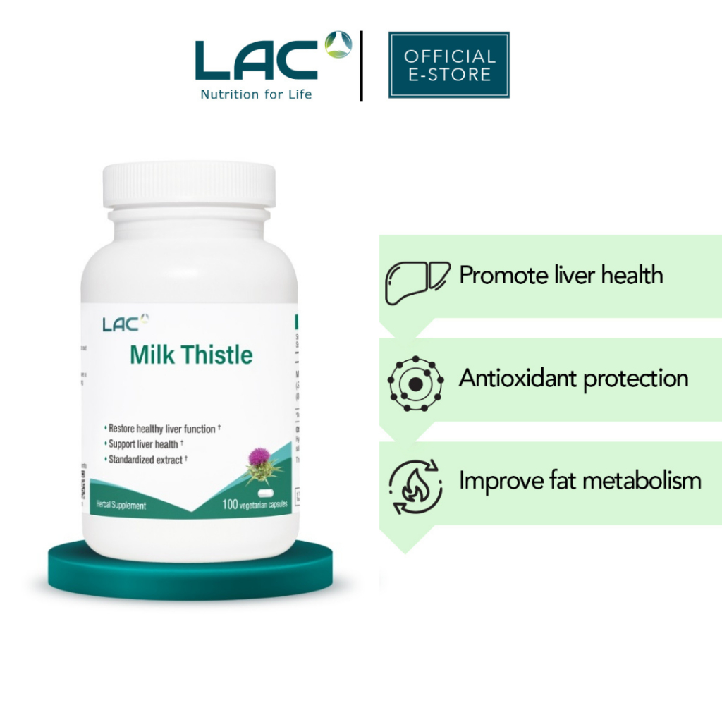 [LAC HERBS] Milk Thistle (100 capsules) / Extra Strength (120 capsules ...