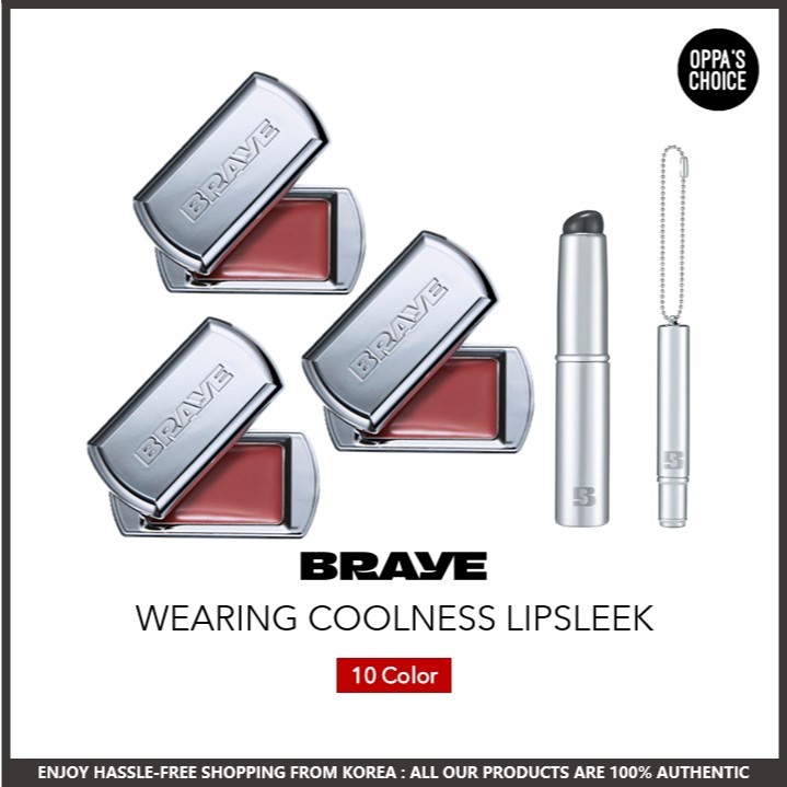 BRAYE WEARING COOLNESS LIPSLEEK (10 COLOR) | Shopee Singapore