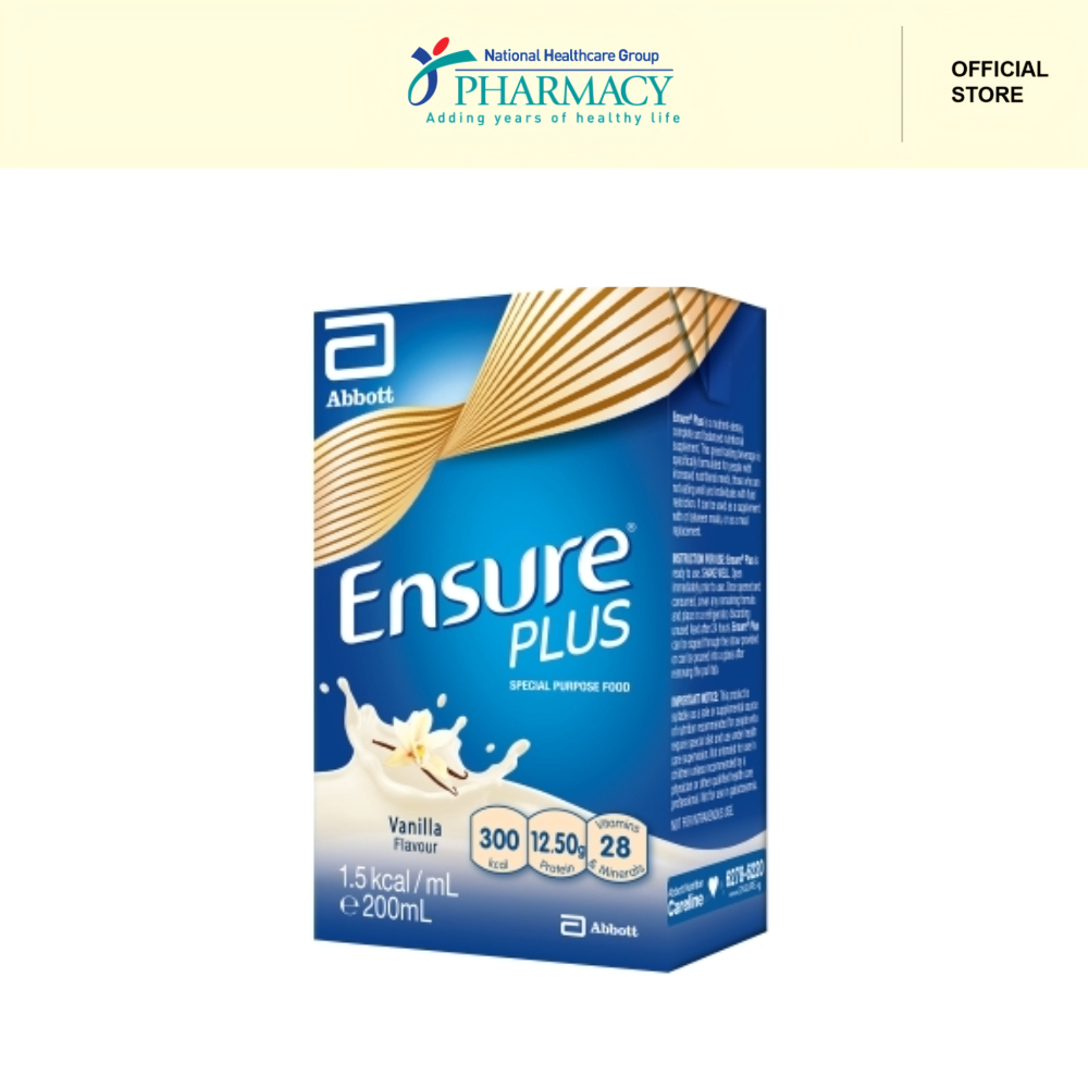 Ensure Plus Liquid Vanilla 200ml (1 Packet) (Expiry Date: Jan 2026 ...