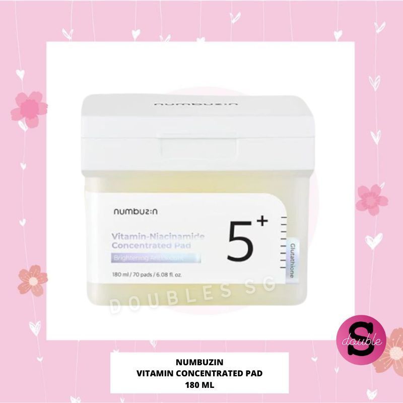 (NUMBUZIN) No.5 Vitamin-Niacinamide Concentrated Pad 180ml (70 Pads) | Shopee Singapore