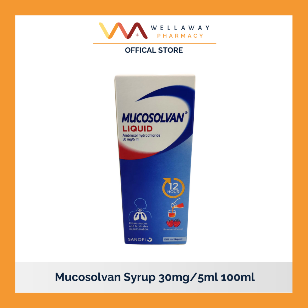 Mucosolvan Syrup 30mg/5ml 100ml [For cough with phlegm] | Shopee Singapore